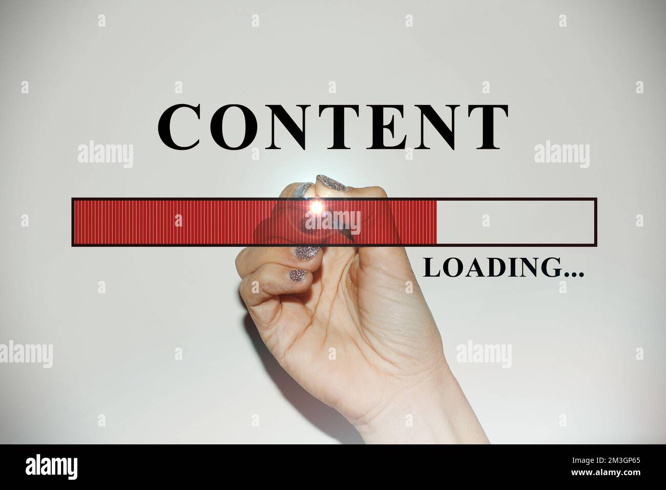 Progress bar loading text hi-res stock photography and images - Alamy