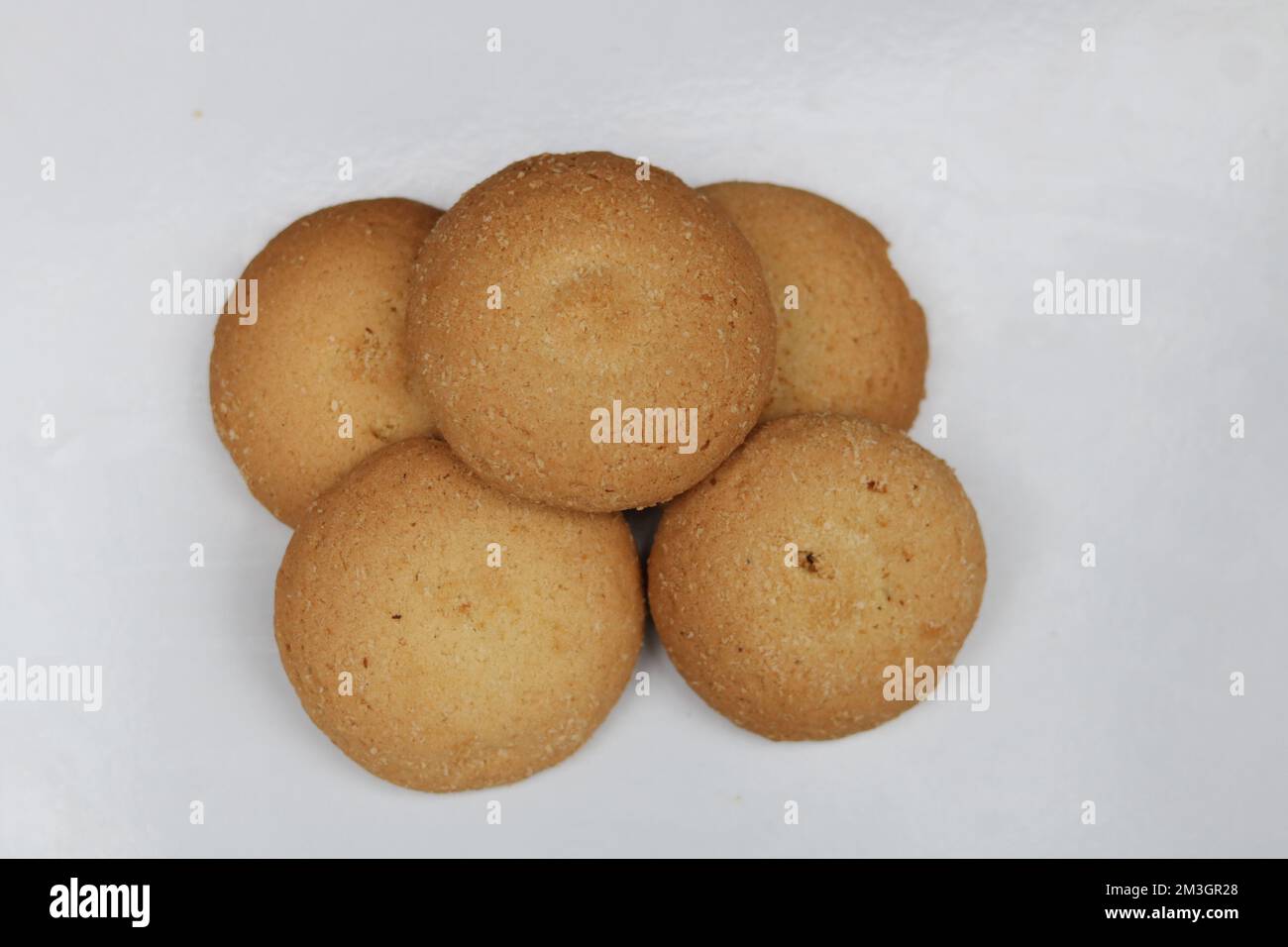 Tasty biscuits cookies isolated, closeup biscuit collectio a white ...