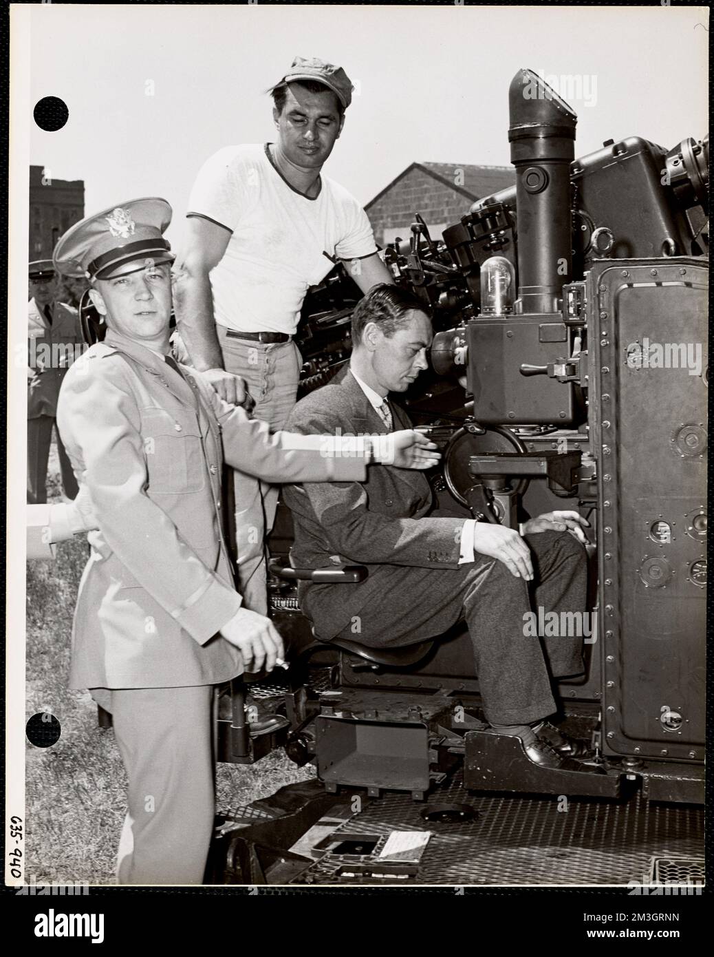 Men and military officer with gun , Ordnance industry, Armories, Arms ...