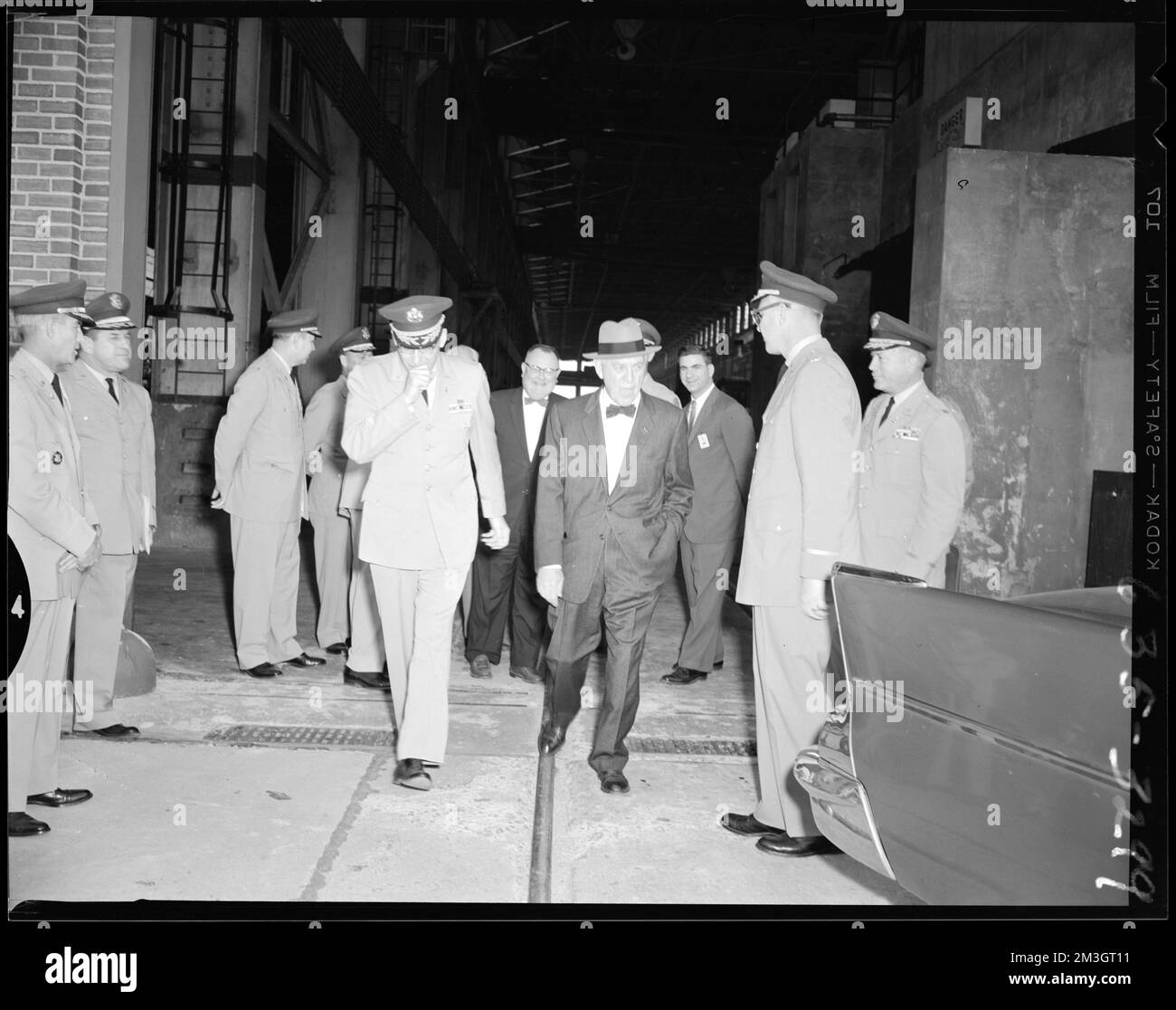 Men and officers touring facilities , Armories, Ordnance industry ...