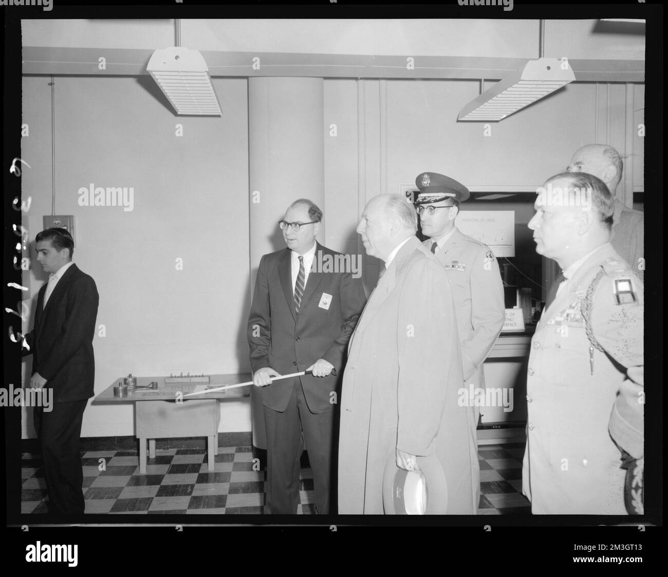 Men and officers touring facilities , Armories, Ordnance industry ...