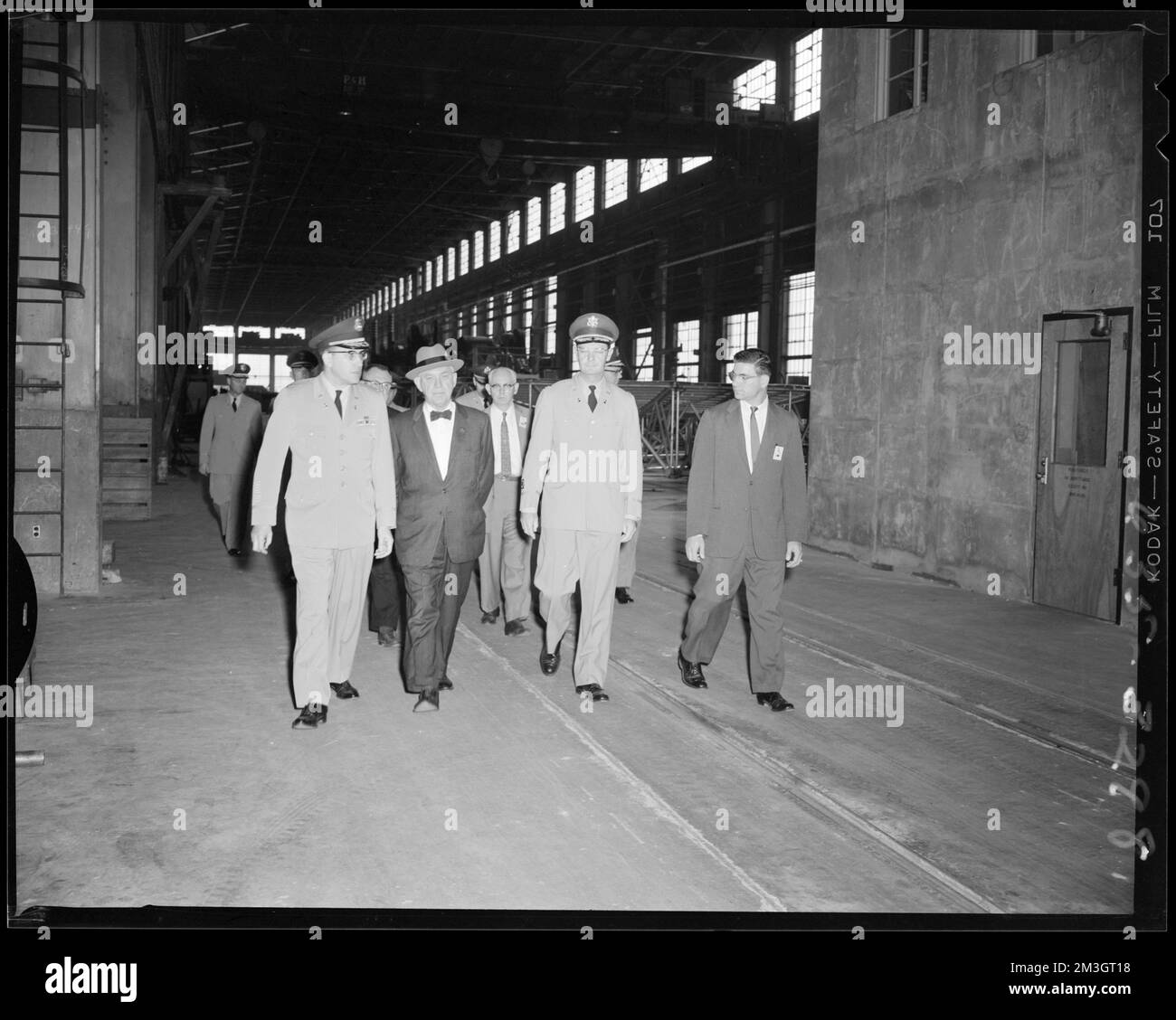 Men and officers touring facilities , Armories, Ordnance industry ...