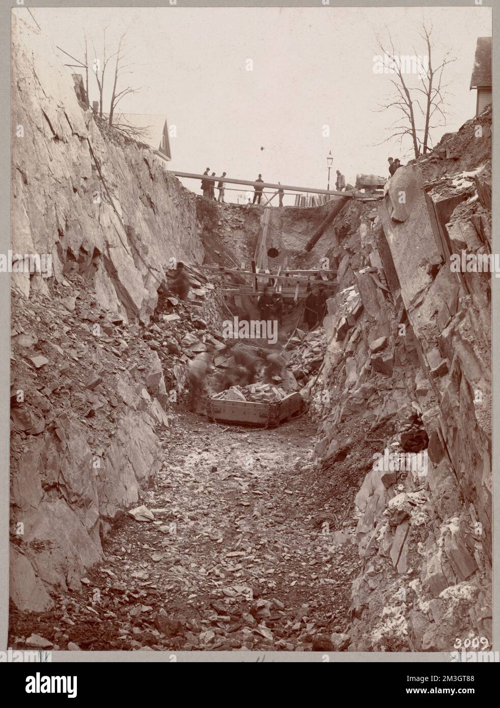 Men digging a trench , Digging, Construction Edgar Sutton Dorr ...