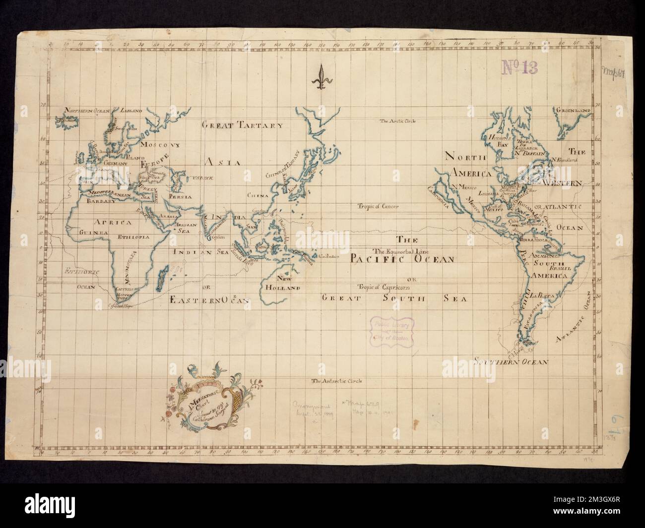 A Mercators chart , World maps, Early works to 1800 Norman B. Leventhal ...