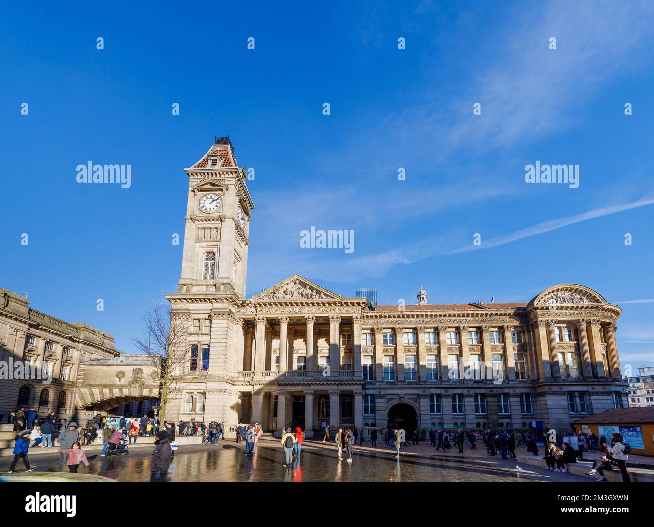 The Birmingham Museum & Art Gallery and Big Brum clock tower viewed ...