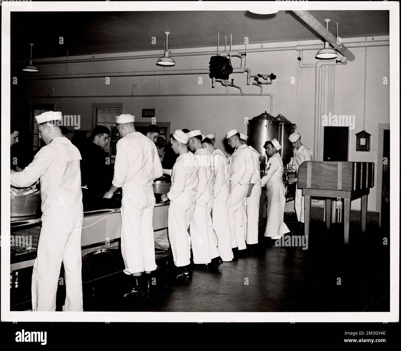 Photographs of mess hall hi-res stock photography and images - Alamy