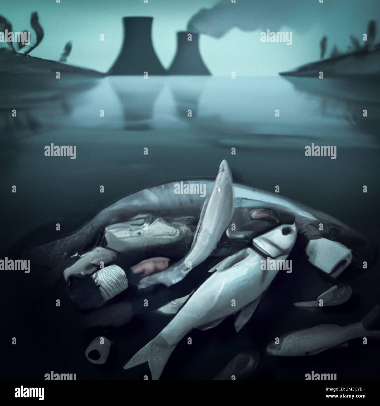 France, Paris on 2022-12-12. Digital illustration of wild animals, here ...