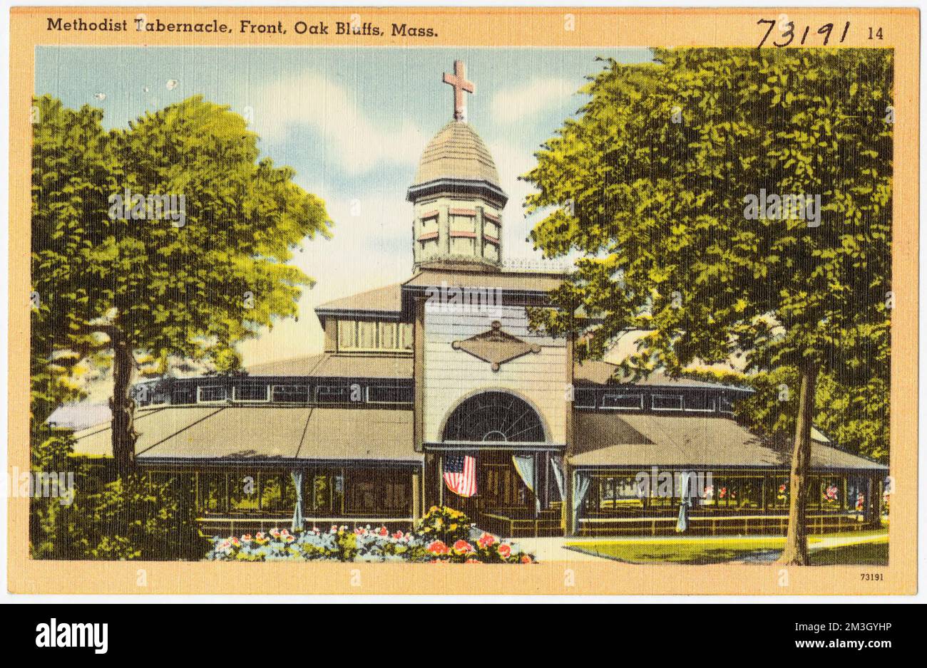 Methodist Tabernacle, front, Oak Bluffs, Mass. , Methodist churches ...