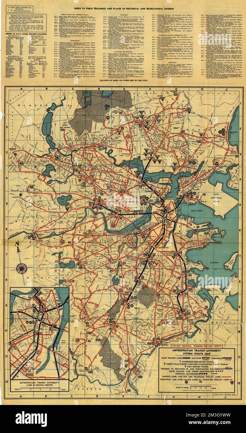 Metropolitan Transit Authority system route map , Local transit ...
