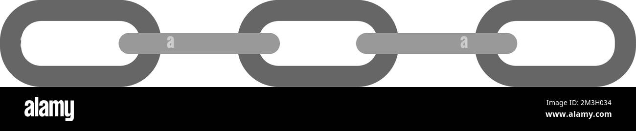 Simple Chain Symbol Icon. Vector Image Stock Vector Image & Art - Alamy