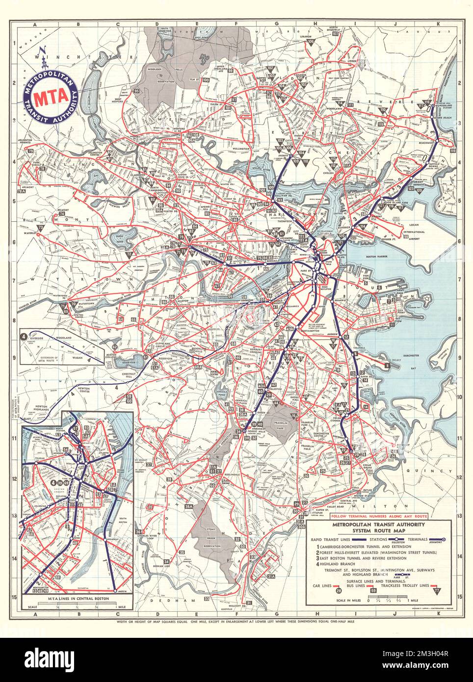Metropolitan Transit Authority system route map , Local transit ...