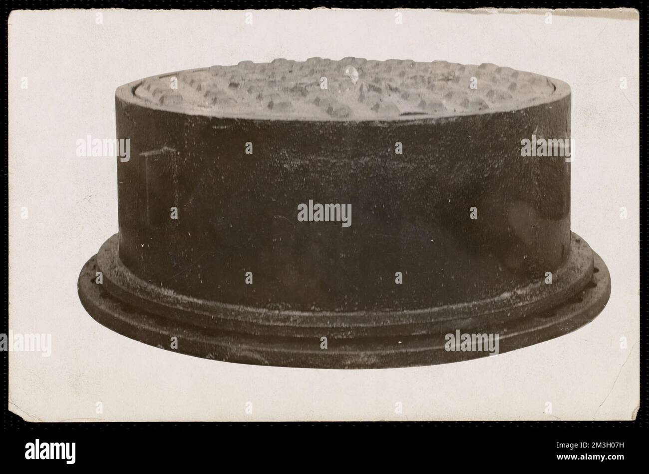Metropolitan Water Works Miscellaneous, manhole cover, top, middle and ...
