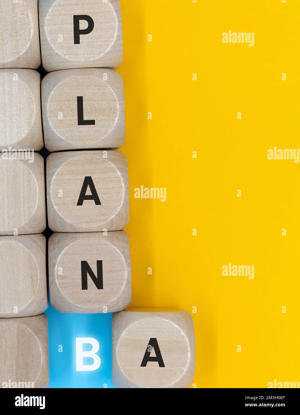 It's plan B time. Spin the cube and replace the words 'Plan A' with ...