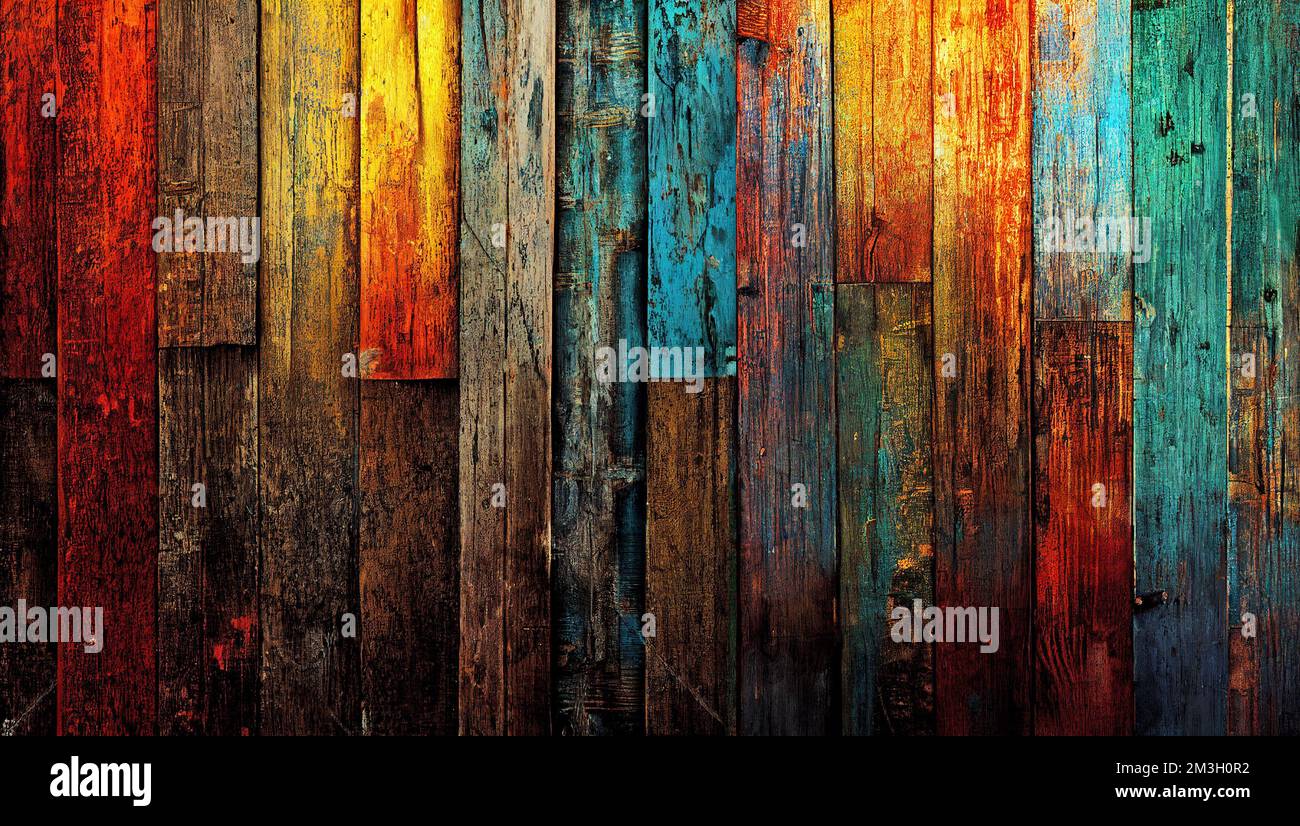 an old painted wood background Stock Photo - Alamy