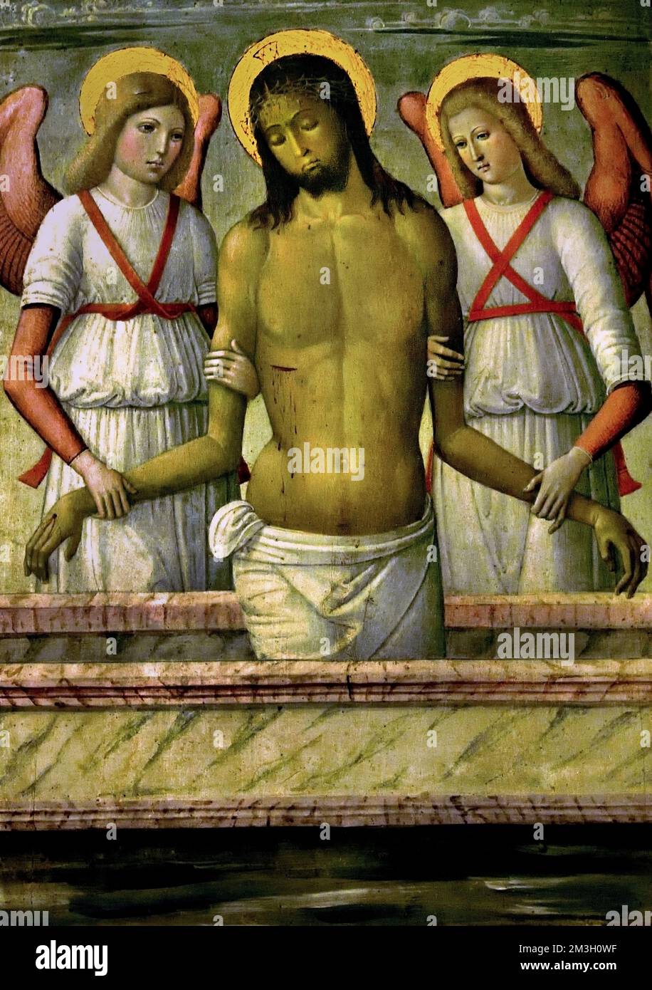 Gesu in pieta sorretto da due angeli hi-res stock photography and images - Alamy