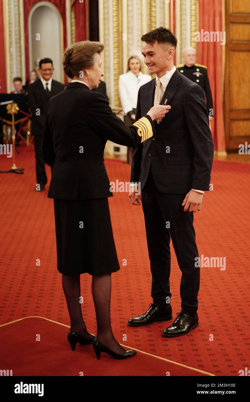 Mr. Alexander Yee, from Loughborough, is made a Member of the Order of ...