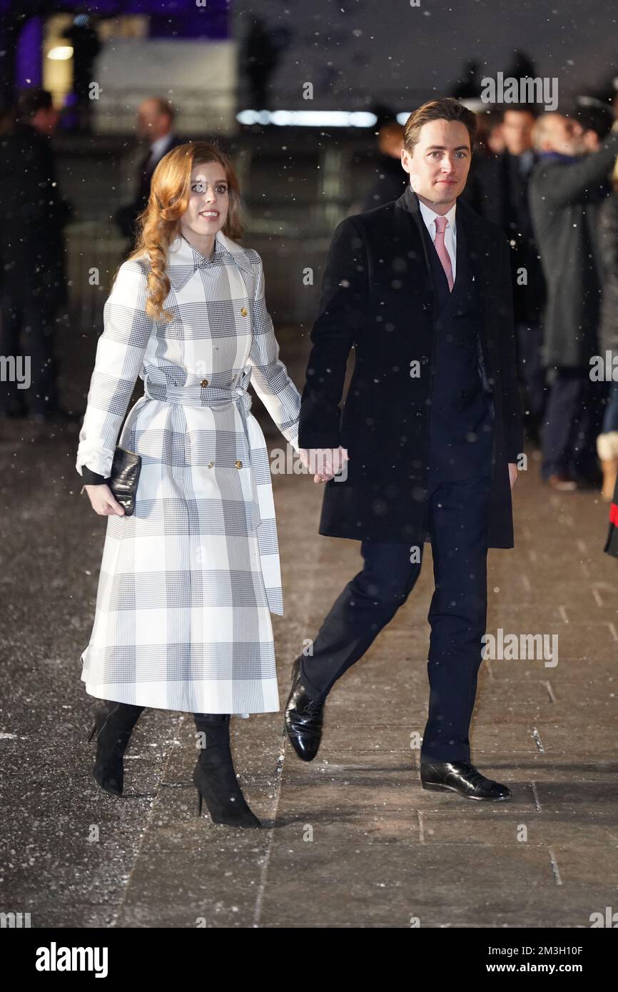 Princess Beatrice and Edoardo Mapelli Mozzi arriving for the 'Together ...