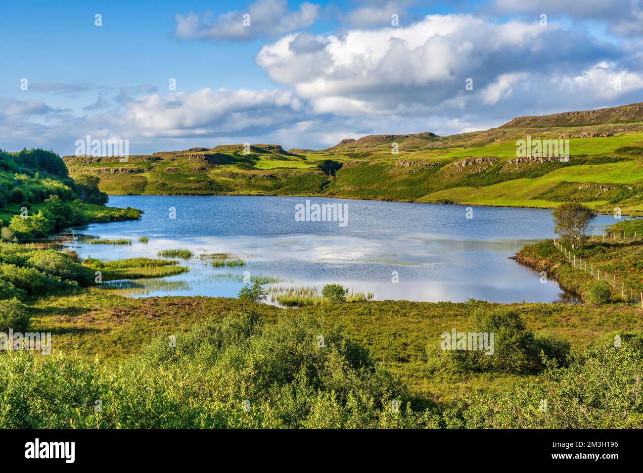 Loch an Torr, a picturesque small freshwater loch near Dervaig in the ...