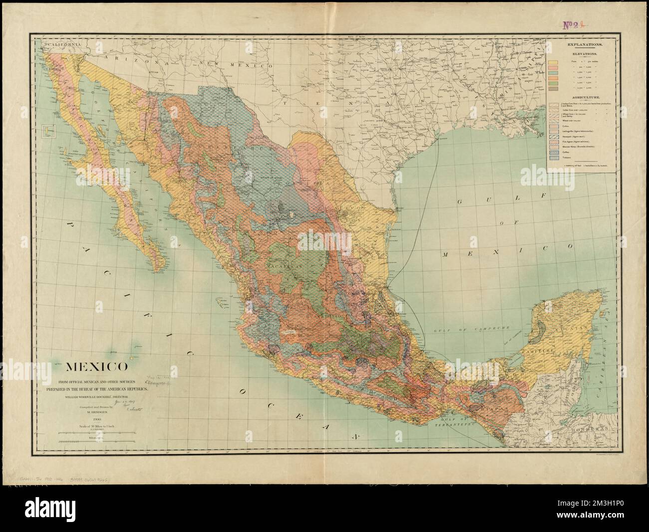 Mexico : from official Mexican and other sources , Crop zones, Mexico, Maps, Agriculture, Mexico ...