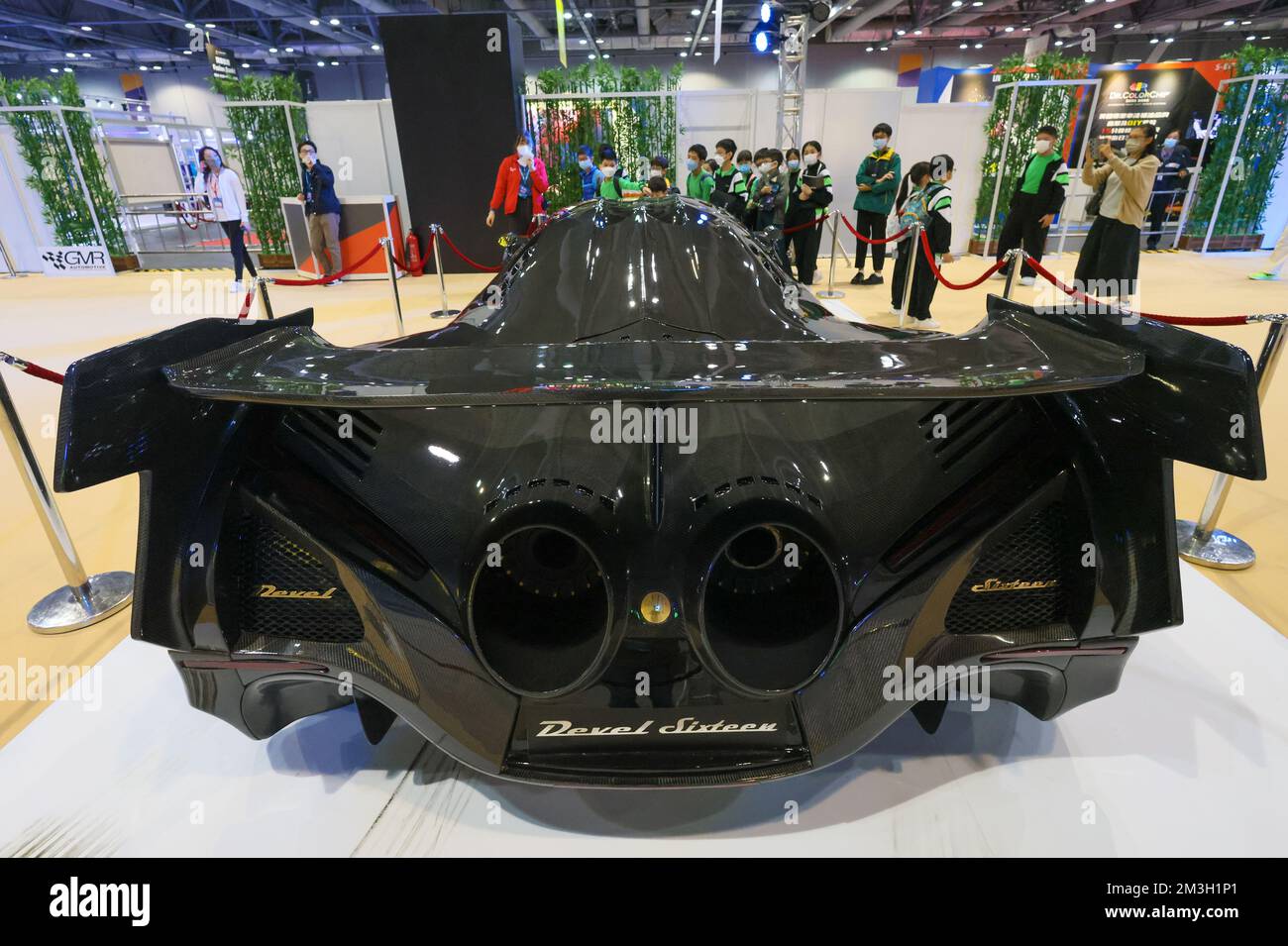 The Devel Sixteen, a prototype hypercar show on Day 1 of International ...