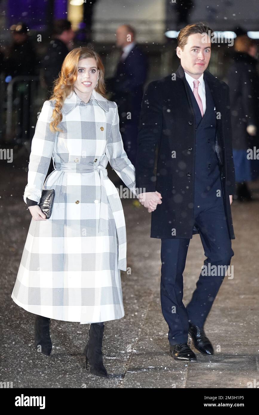 Princess Beatrice and Edoardo Mapelli Mozzi arriving for the 'Together ...