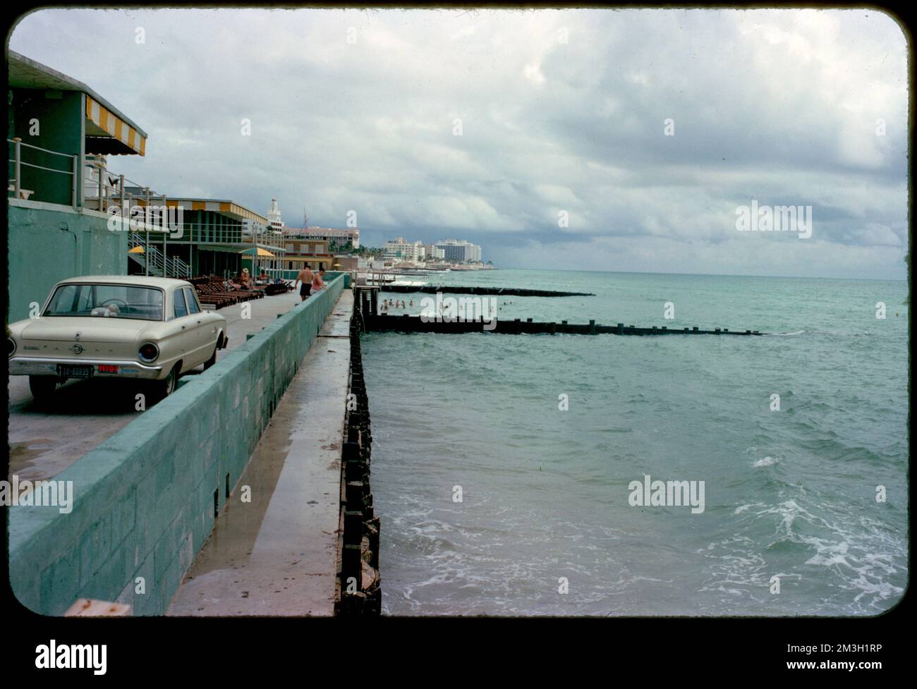 Miami Beach, Florida , Piers & wharves, Coastlines, Seas. Edmund L ...
