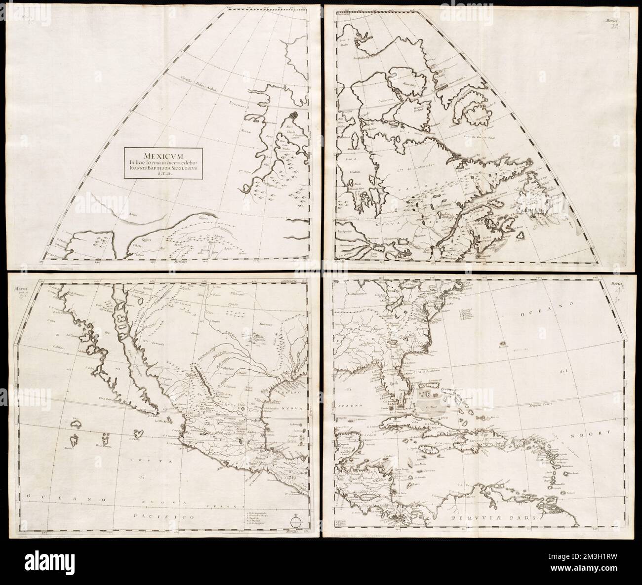 Mexicum in hac forma in lucem , North America, Maps, Early works to ...