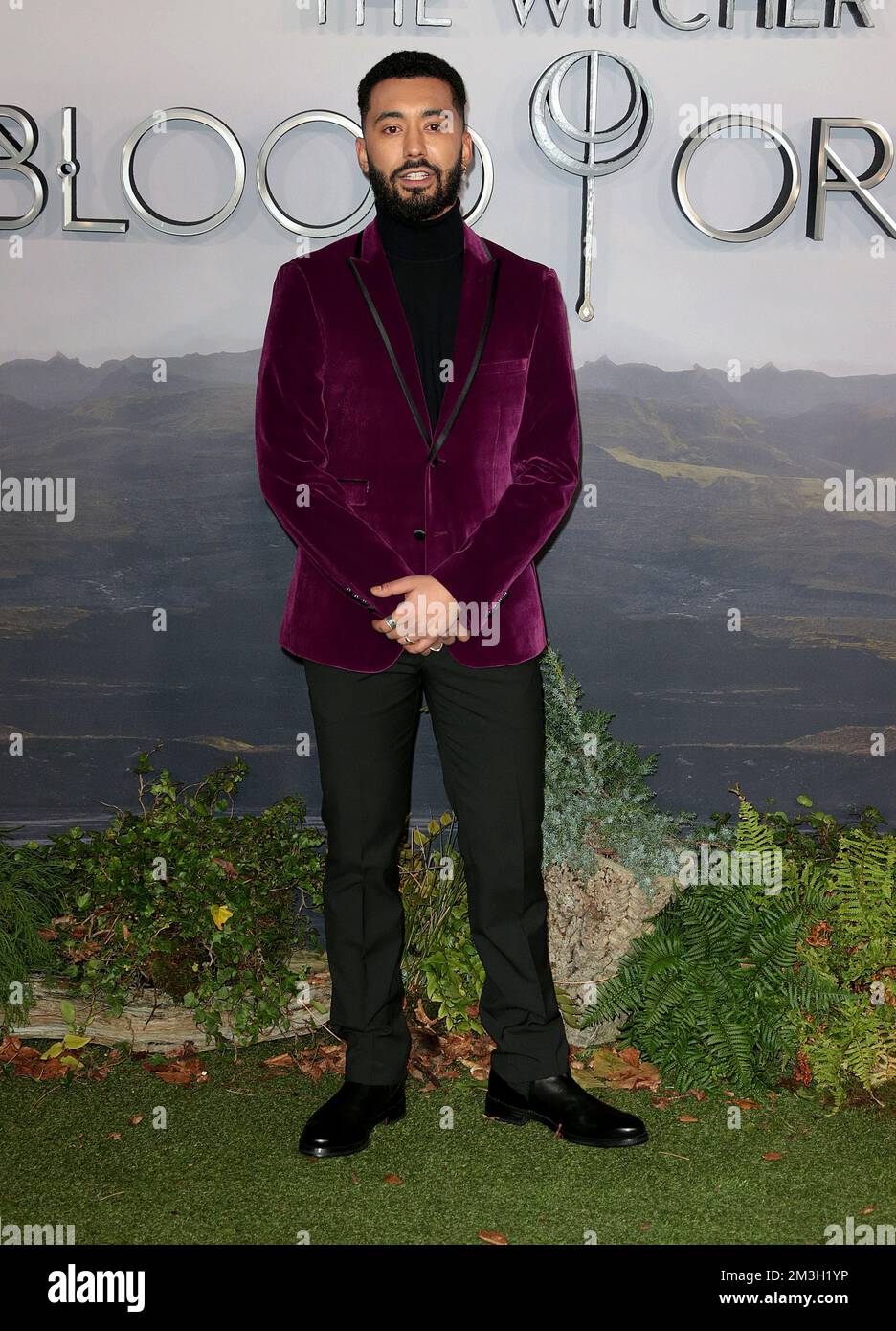 Dec 12, 2022 - London, England, UK - Zach Wyatt attending The Witcher ...