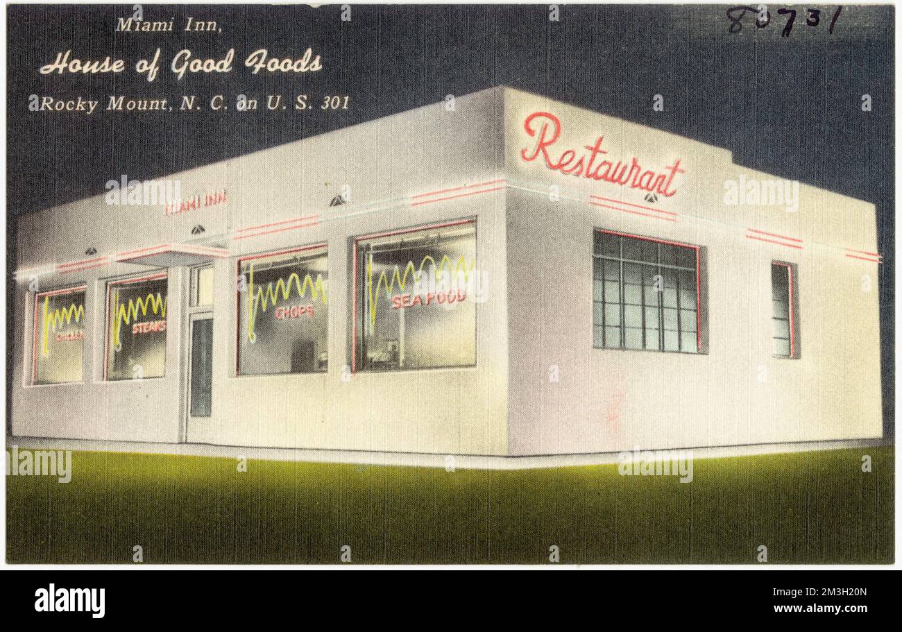Miami Inn, house of good foods, Rock Mount, N. C. on U.S. 301 ...