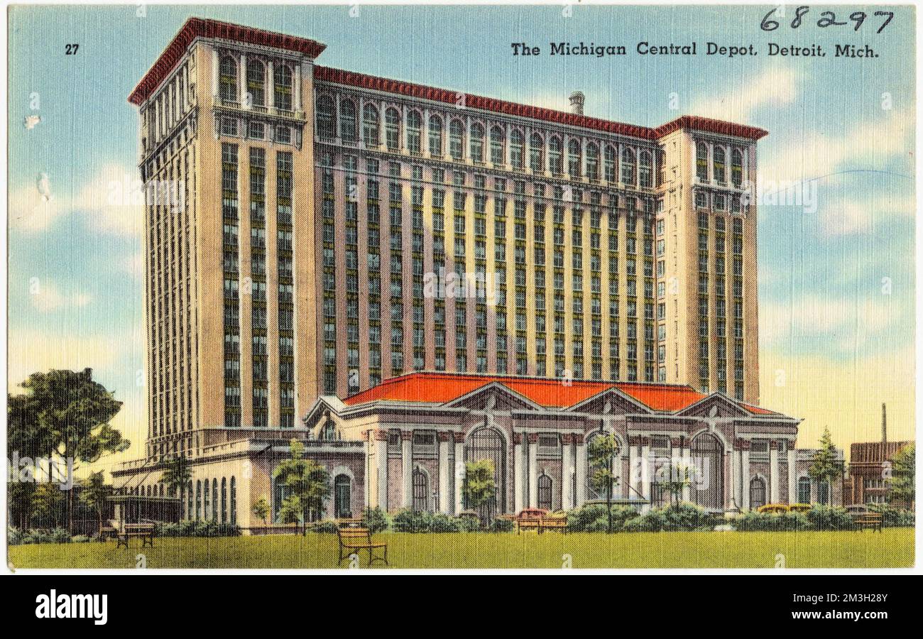 Michigan central depot 1900 hi-res stock photography and images - Alamy