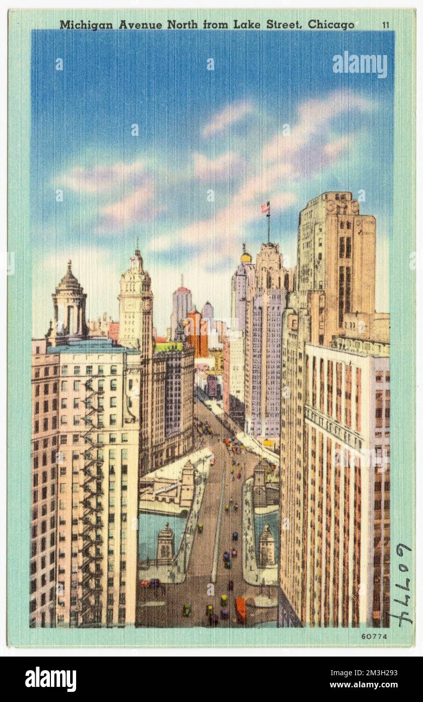 Chicago lake from north Cut Out Stock Images & Pictures - Alamy