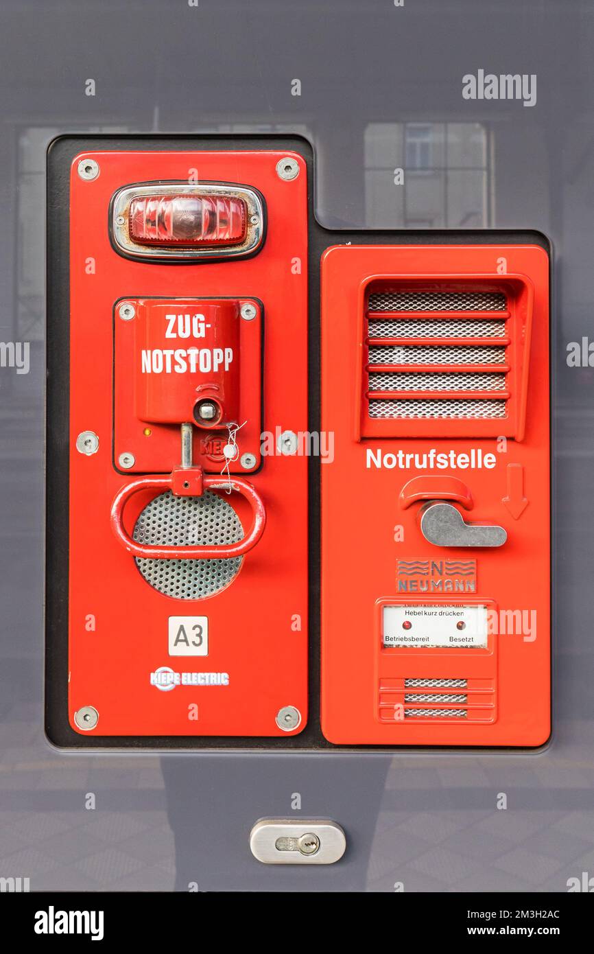 Emergency stop on train hi-res stock photography and images - Alamy