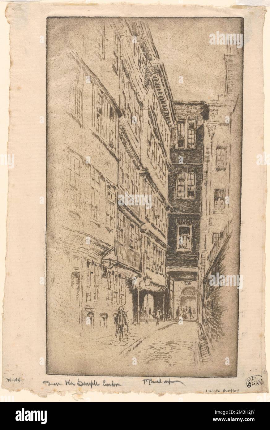 Middle Temple Lane , Streets, Cities & towns. Joseph Pennell (1857-1926 ...