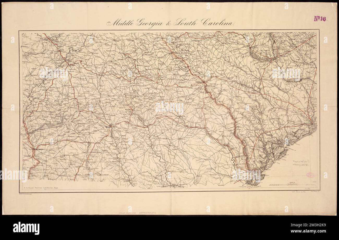 Middle Georgia & South Carolina , Georgia, Maps, South Carolina, Maps ...