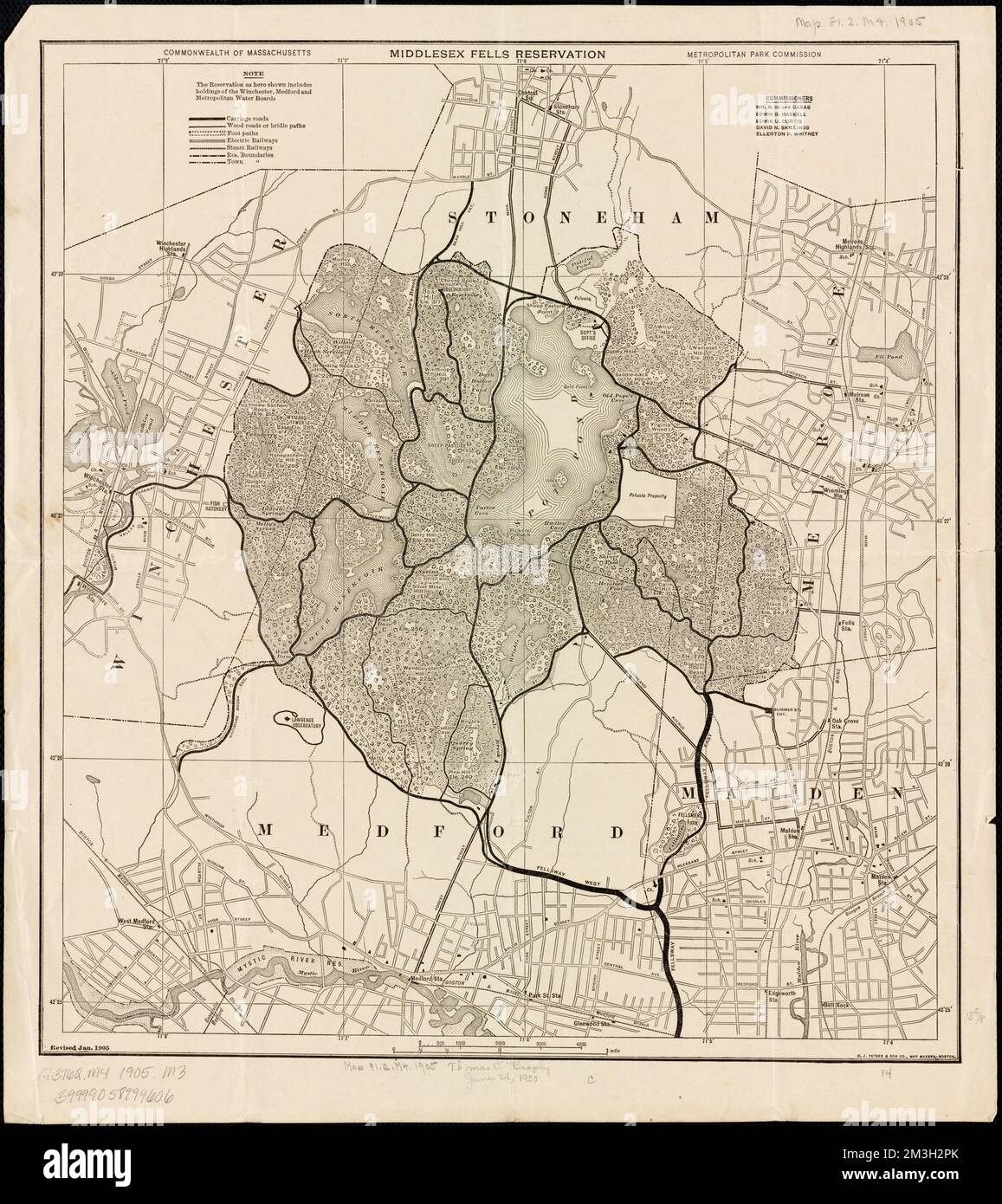 Middlesex Fells Reservation , Middlesex Fells Reservation Mass., Maps ...