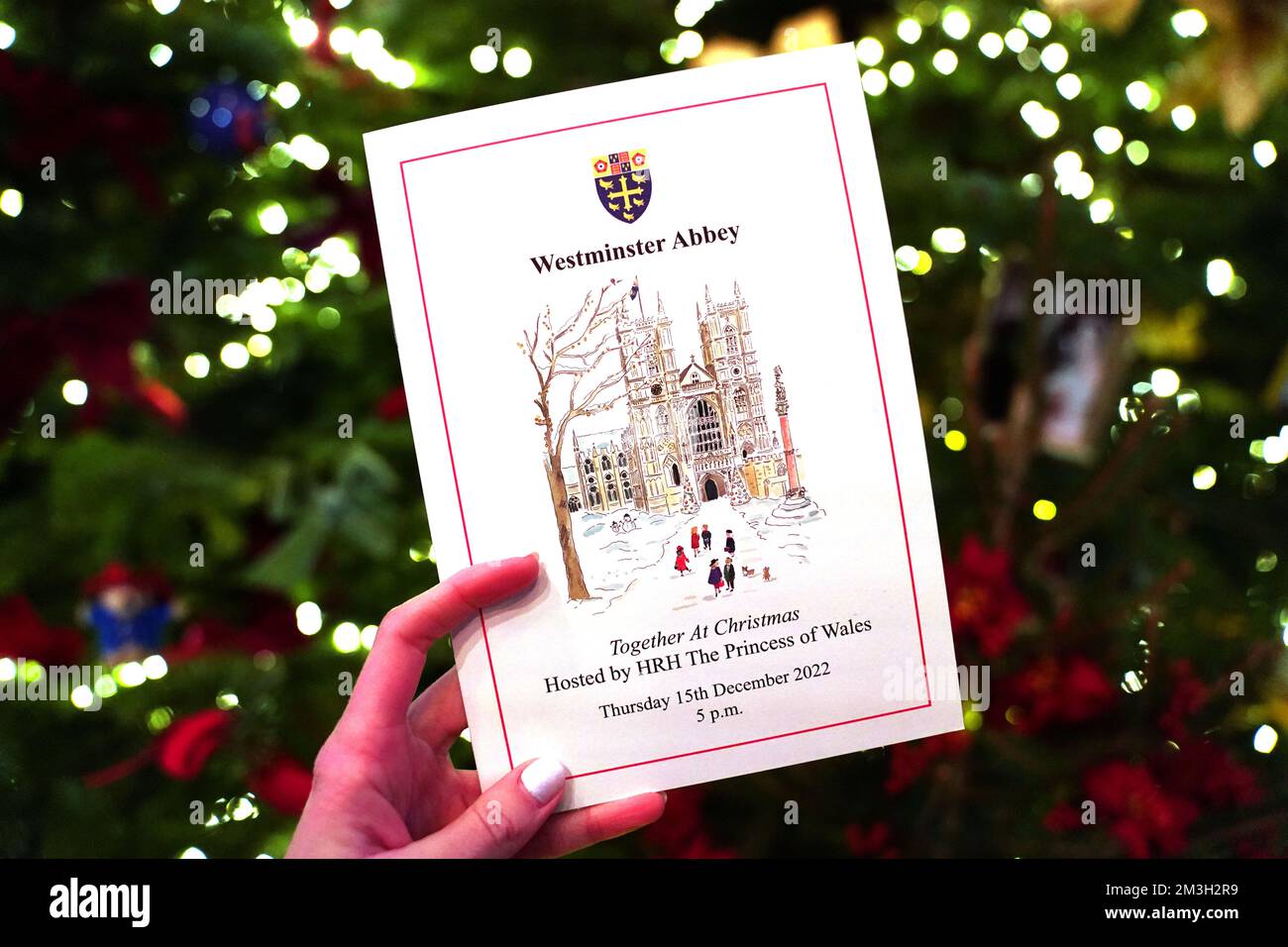 The Order of Service is held ahead of the 'Together at Christmas' Carol ...