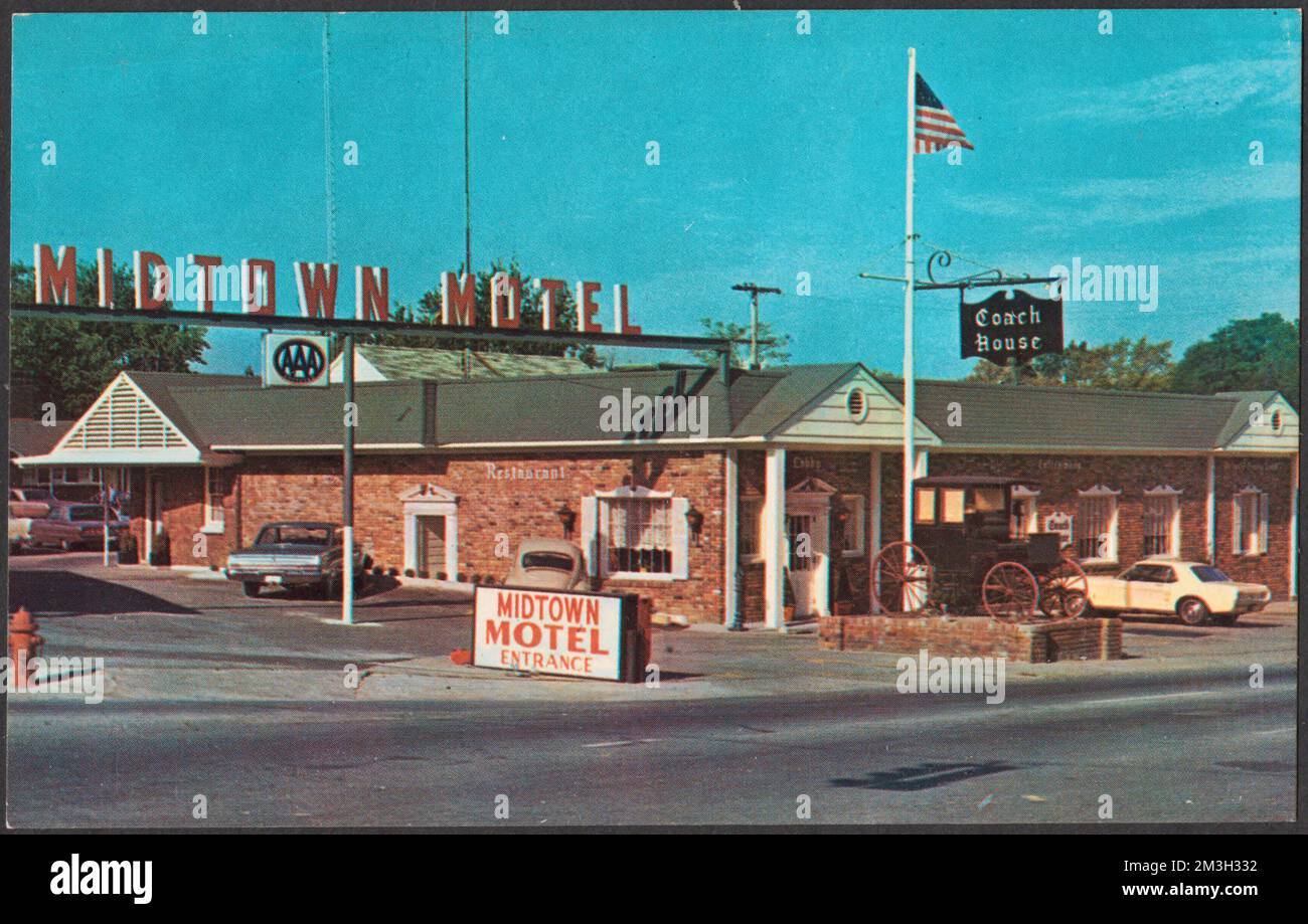 Midtown Motel - Friendship Inn & Coach House Restaurant, Jackson, Tenn ...