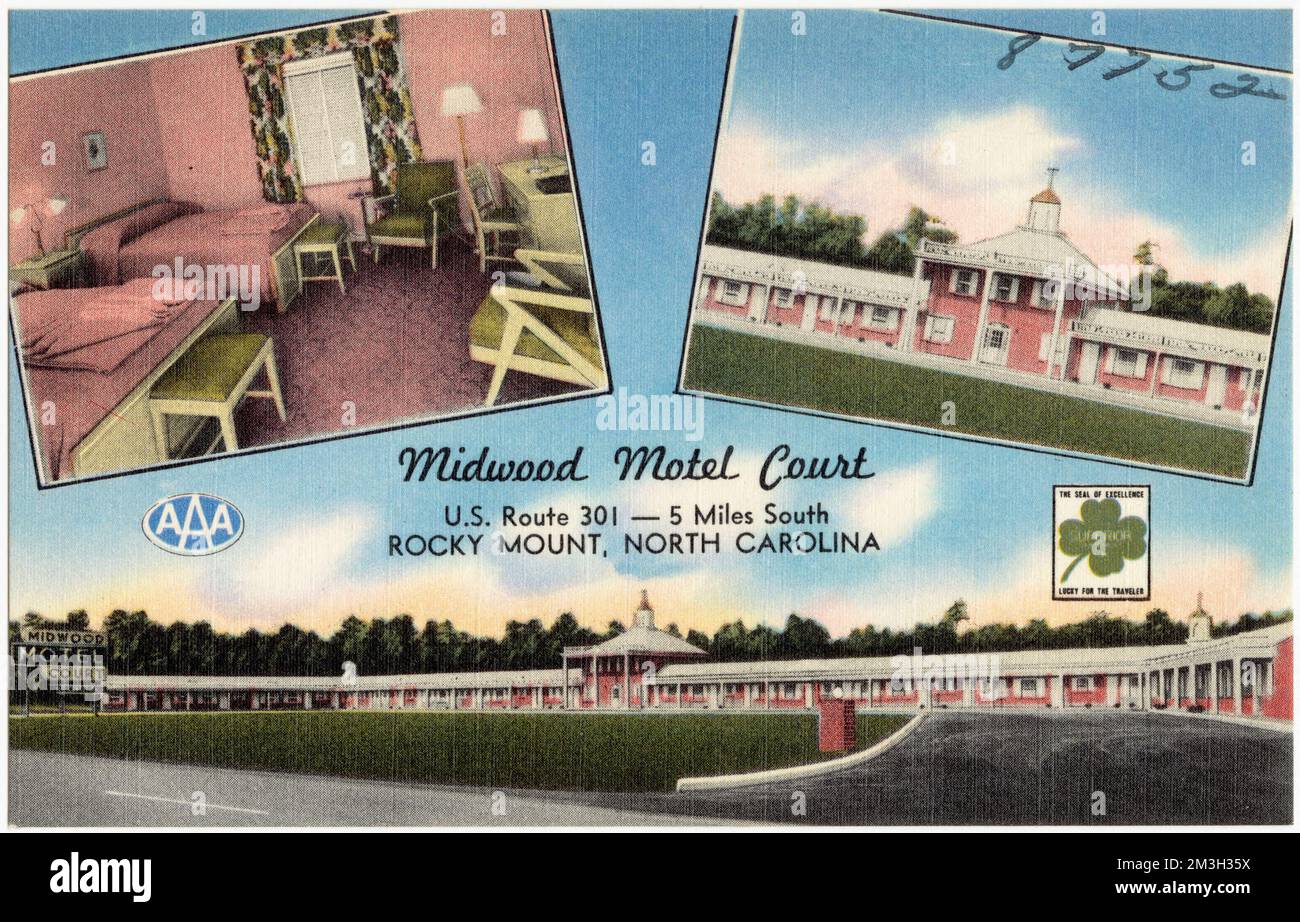 Midwood Motel Court, U.S. Route 301 -- 5 miles south, Rocky Mount ...