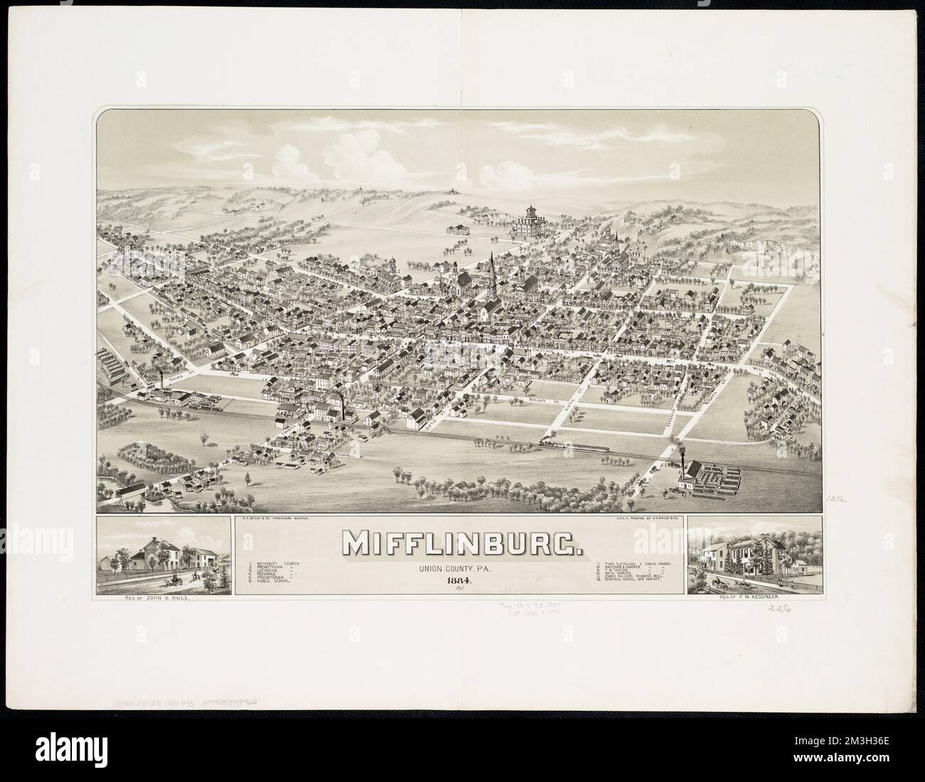 Norman county map hi-res stock photography and images - Alamy