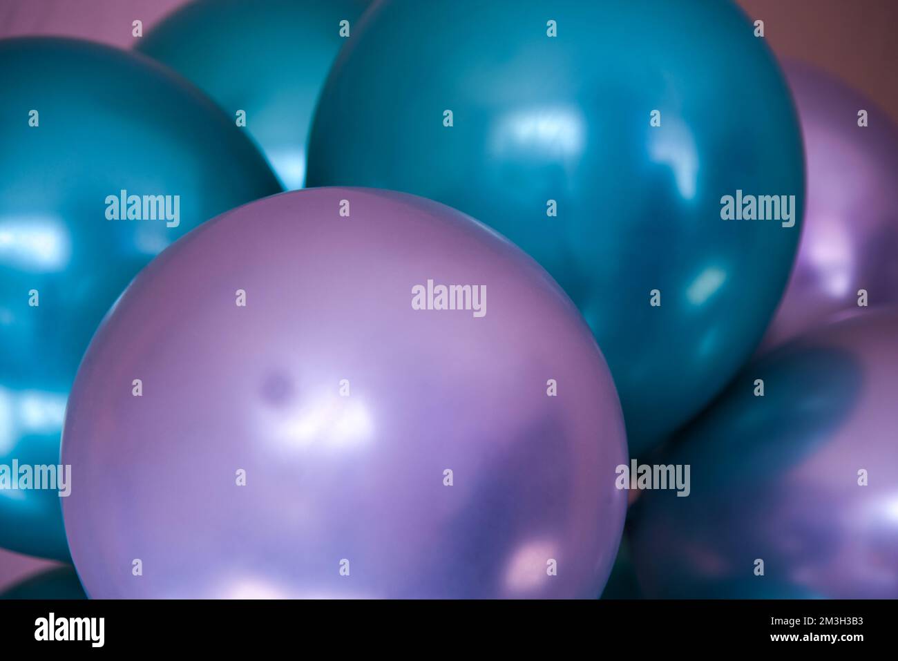Group colored balloons fly hi-res stock photography and images - Alamy