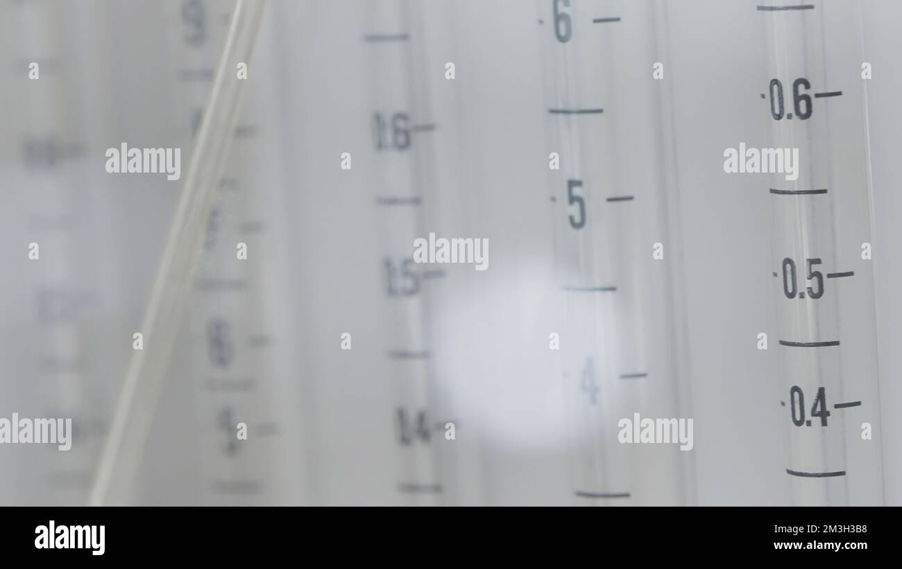 The concept of medicine. Action.Empty syringes stored in the cold with ...