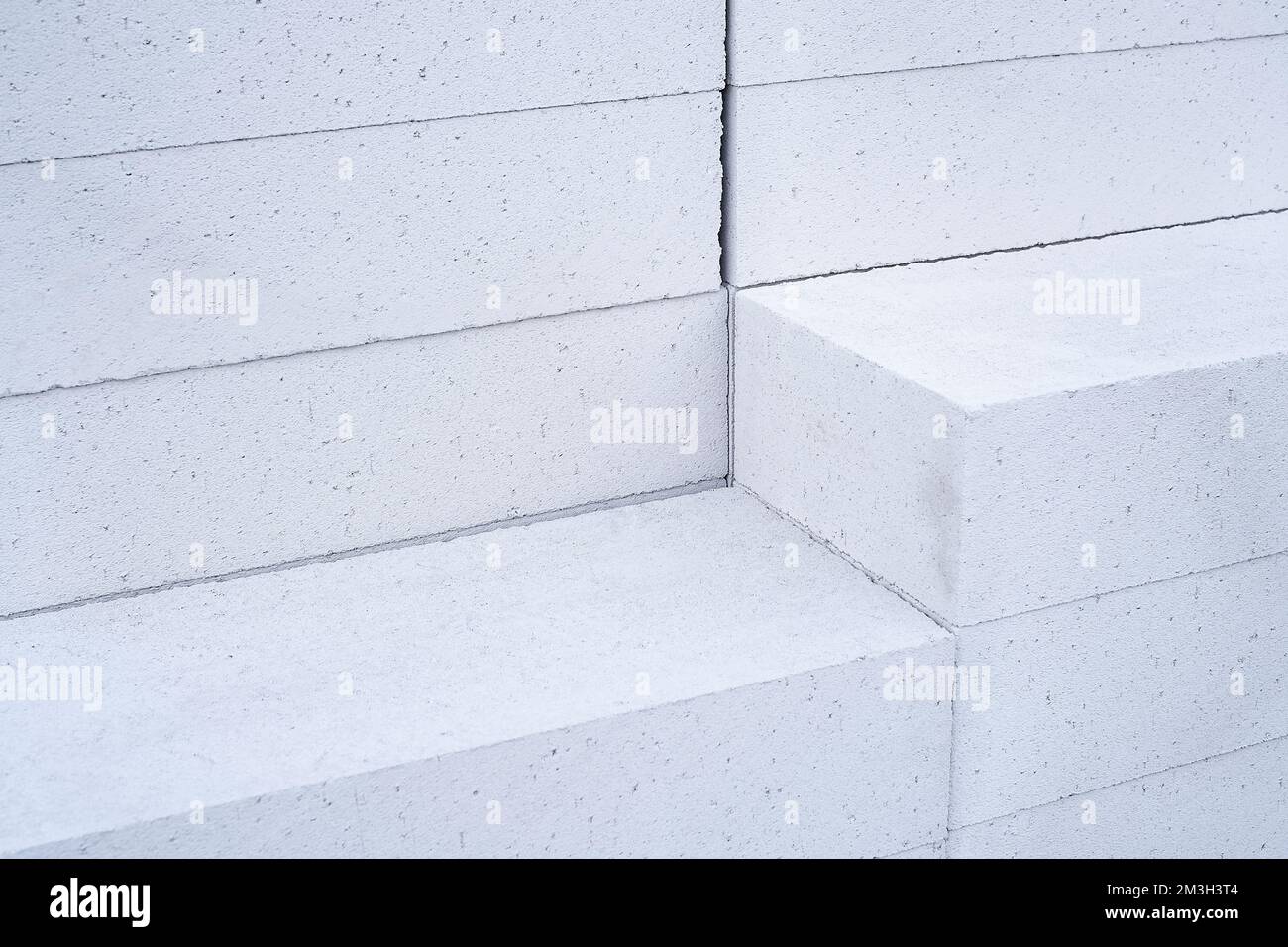 Aerated lightweight building concrete blocks prepared for building wall ...