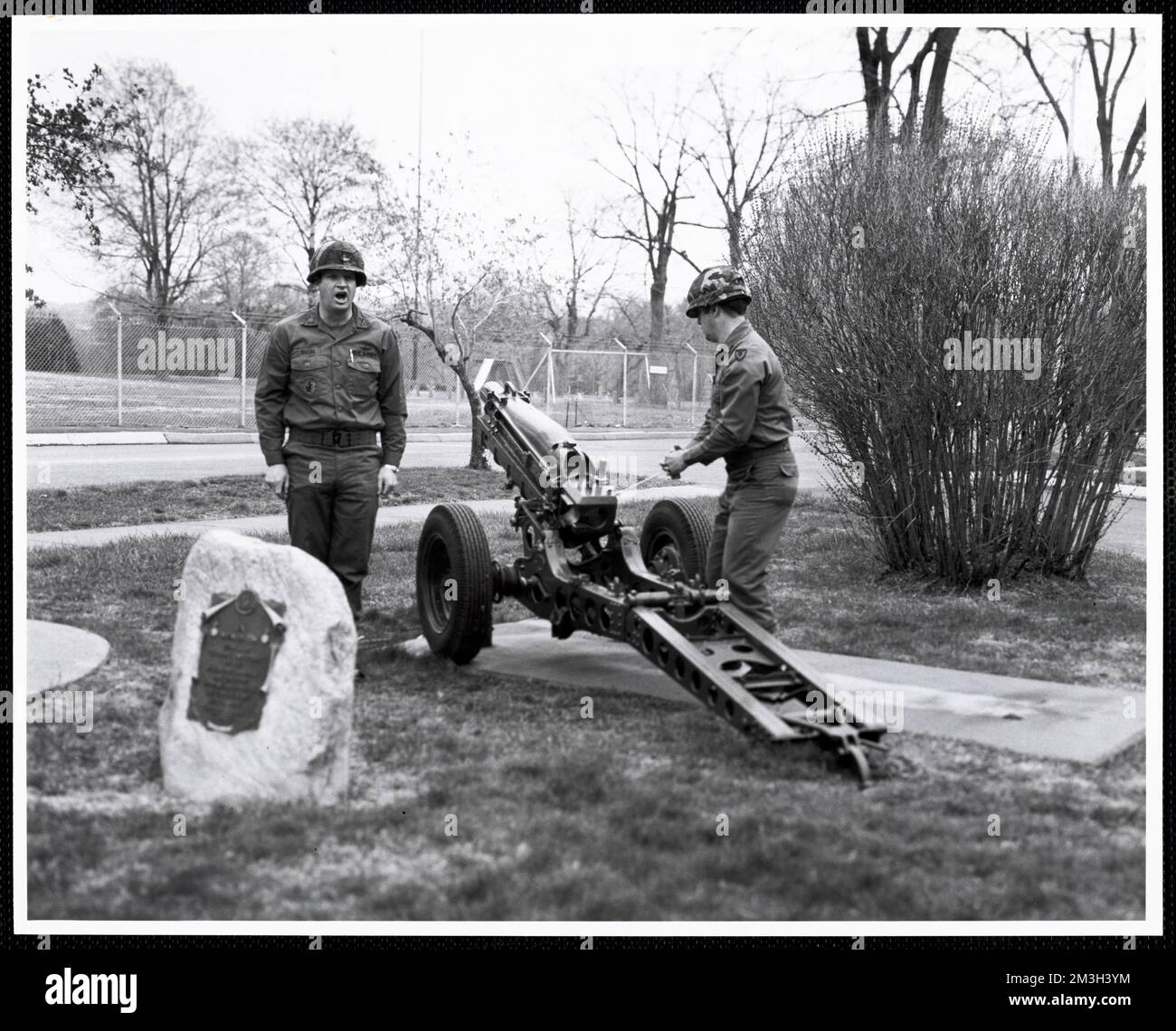 Military officers firing cannon , Military officers, Cannons, Watertown ...