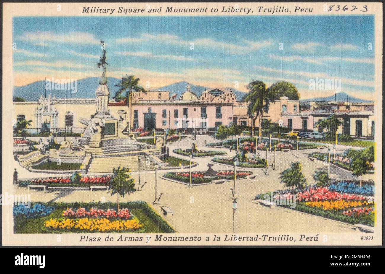 Monumento a la libertad y plaza de la libertad hi-res stock photography ...