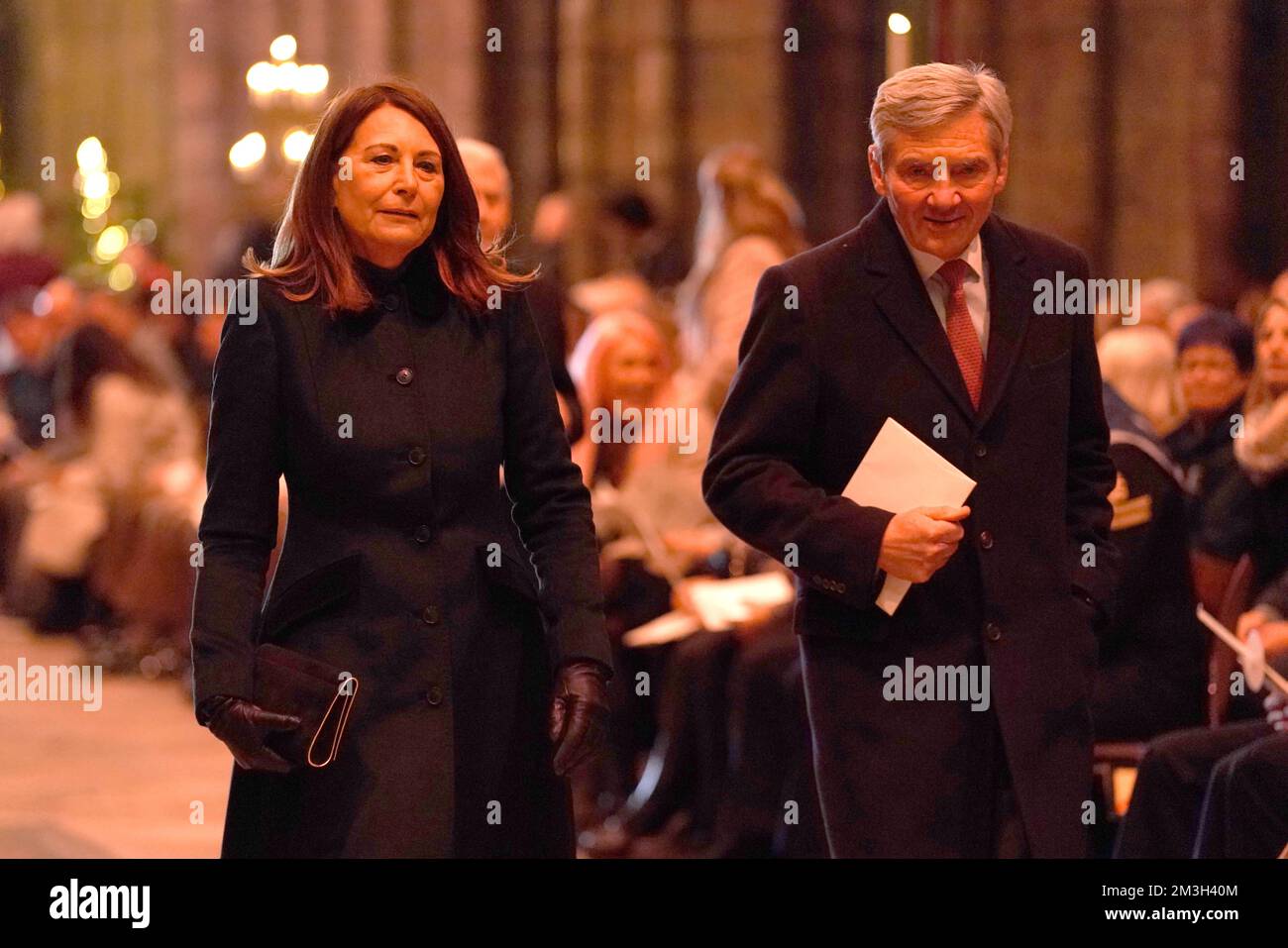 Carole and Michael Middleton arriving for the 'Together at Christmas ...