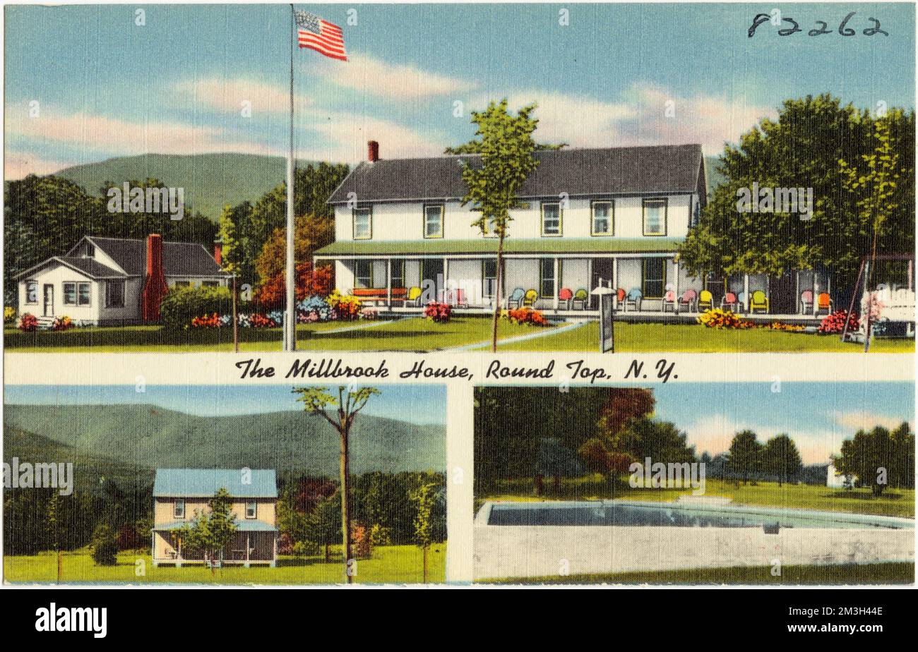 The Millbrook House, Round Top, N. Y , Hotels, Tichnor Brothers ...