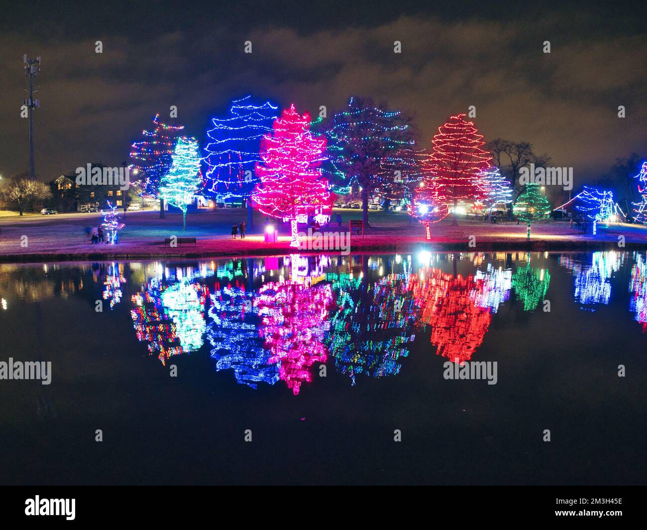 Free christmas light displays hi-res stock photography and images - Alamy