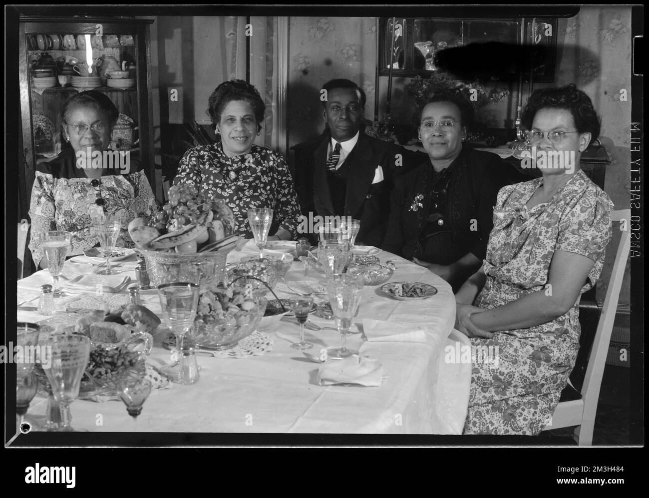 Miller, Lottie and 1946 New Year dinner guests , Dinner parties. Jack ...