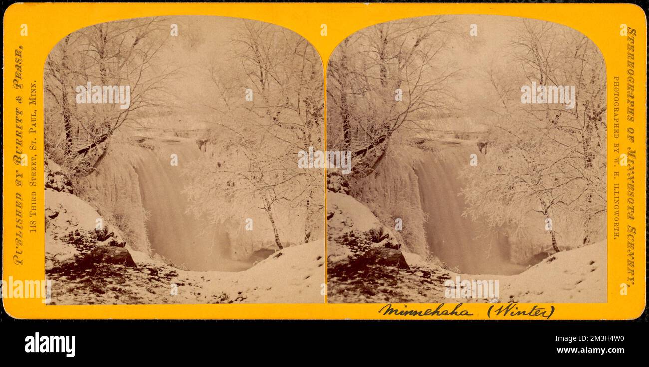 Minnehaha winter view hi-res stock photography and images - Alamy