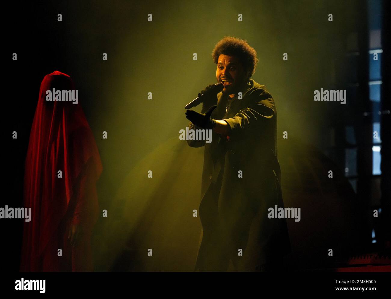 The Weeknd performs in Vancouver, on Tuesday, August 23, 2022. The ...